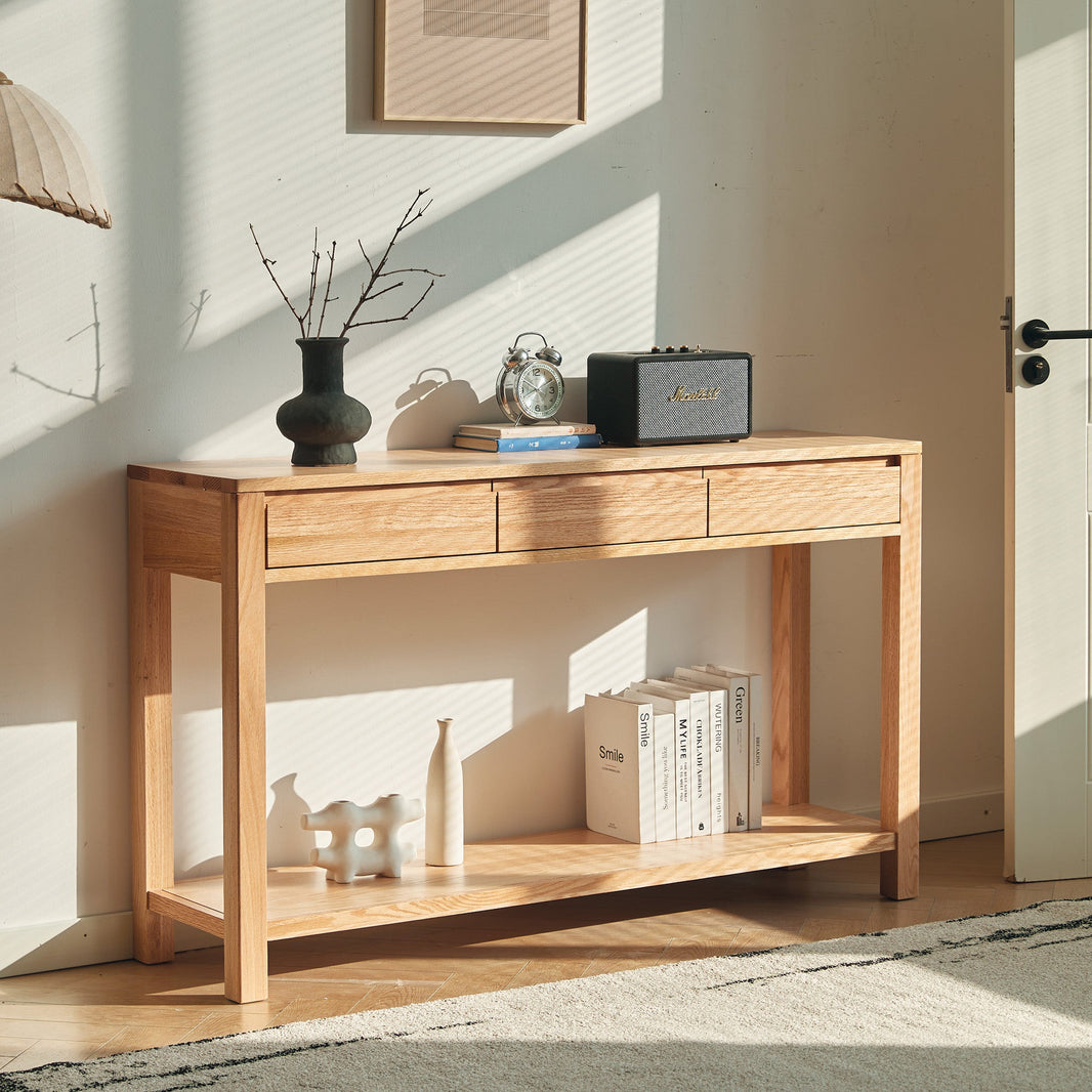 Humbie Natural Solid Oak Console Table – Oak Furniture Store Australia