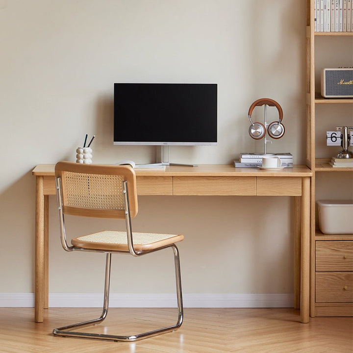 Solid Oak Home Office Study Desk | In Stock – Oak Furniture Store Australia
