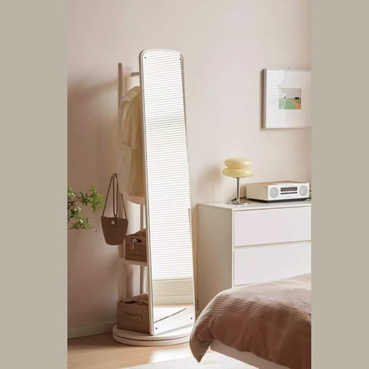 Koli Natural Solid Oak Dress Mirror Rack – Oak Furniture Store New Zealand